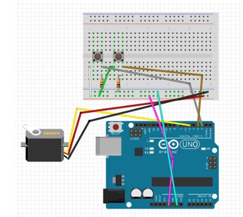 Problems Using Multiple Buttons With A Servo Motor Programming