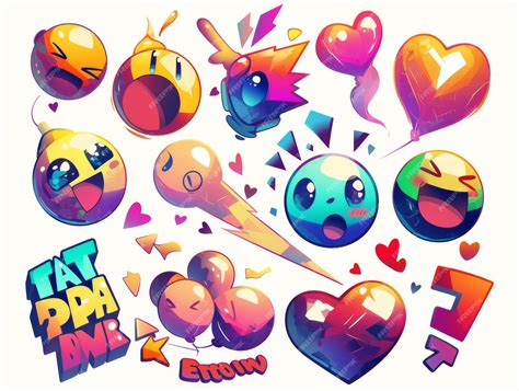 Premium Photo Cartoon Set Of Emoji Icons Vector Illustration In A