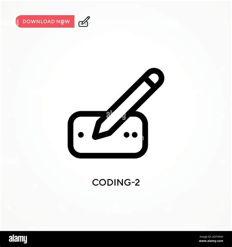 Coding Simple Vector Icon Modern Simple Flat Vector Illustration For Web Site Or Mobile App