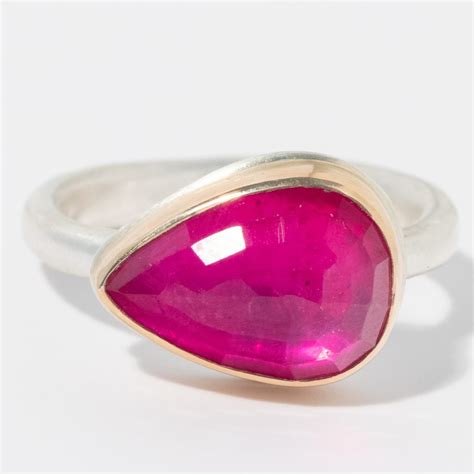 Surface Cut Cassiterite Ring By Jamie Joseph Newtwist