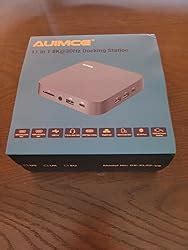 Amazon Com AUIMCE Dual 4K USB C Docking Station Dual Monitor 2 HDMI With 130W Power Supply