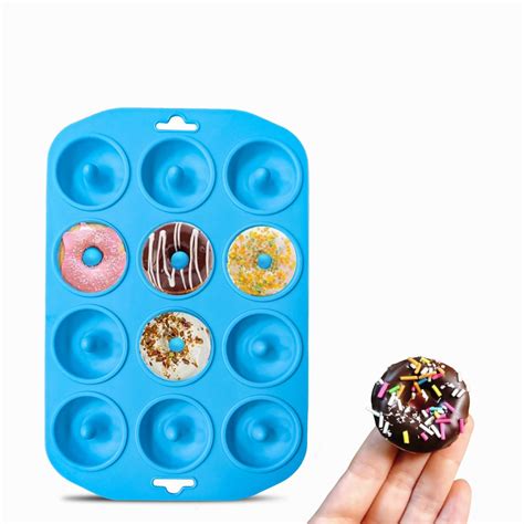Cupidove Silicone Donut Pan Bite Size Silicone Donut Molds For Baking