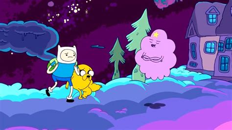Finn Jake And Lumpy Space Princess In Lumpy Space