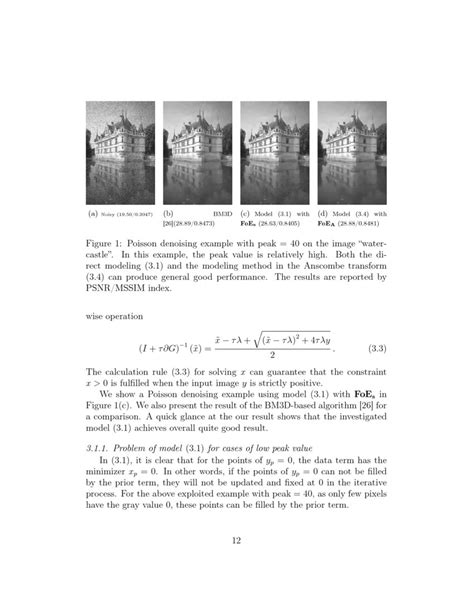 Poisson Noise Reduction With Higher Order Natural Image Prior Model Deepai