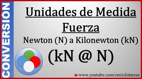 Convertir De Newton N A Kilonewton KN N A KN YouTube