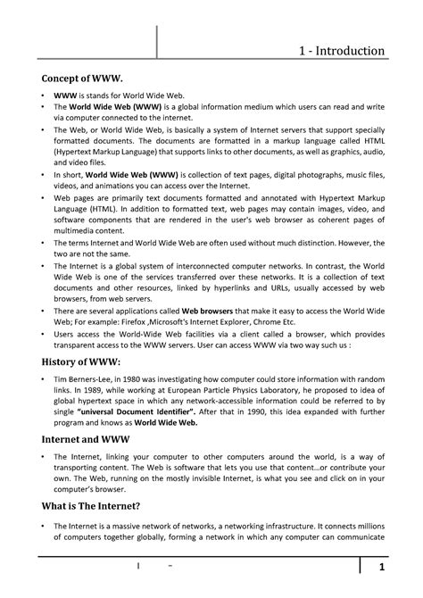 Introduction To Web Web Programming Is The Practice Of Creating Dynamic And Interactive Web