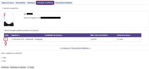 Dac Tutorial Cadastro De Alunosas Graduação E Pós Graduação