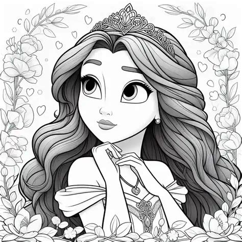 Dibujos Para Colorear De Las Princesas Disney Para Imprimir Dibujos