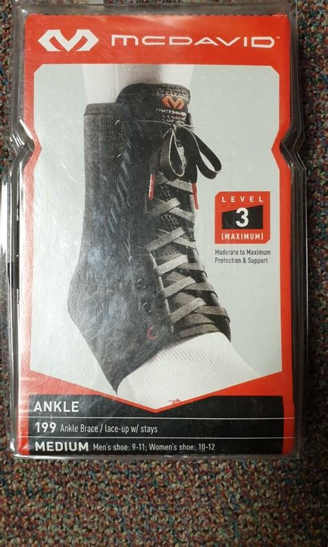 Mcdavid Level 3 Ankle Brace Health And Nutrition Braces Support
