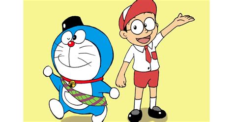 Gambar Kartun Doraemon Nobita Isco Gambar Hd