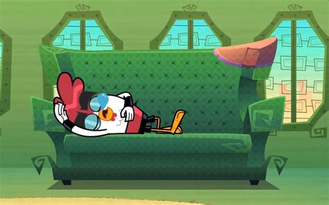 Chuck Chicken Sleeping On The Couch By Shiningstar33 On Deviantart