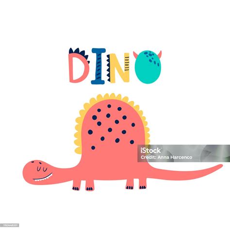디노와 아기 인쇄 손으로 그린 타이포 그래피 포스터 카드 라벨 전단지 페이지 배너 베이비 웨어 보육에 대 한 그래픽 스칸디나비아