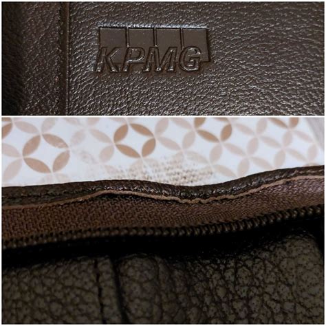 Шкіряна папка для документів формату А4 Kpmg 1 000 грн Канцтовари витратні матеріали Львів