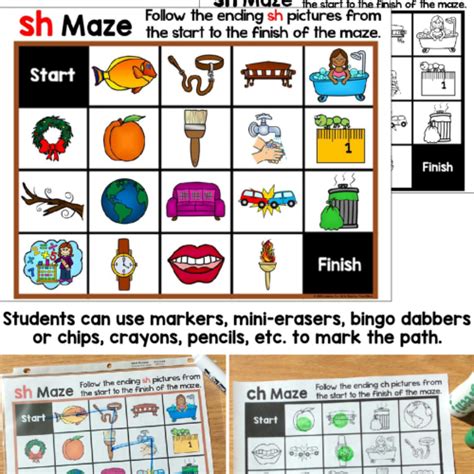 Ending Digraphs Sh Th Ch Ck Activities Sorting Mazes Digraph Hunts Classful