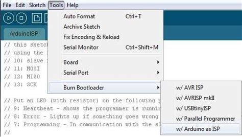 Cómo Utilizar Arduino Mega 2560 Como Arduino Isp Paso 2 Tiempo Para Grabar El Bootloader