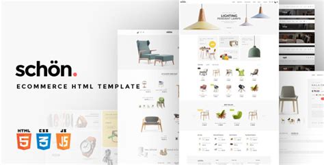 schön eCommerce HTML Template by htmlbean ThemeForest