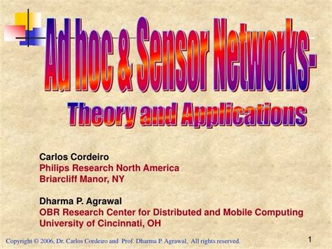 PPT Ad Hoc Sensor Networks Theory And Applications PowerPoint Presentation ID