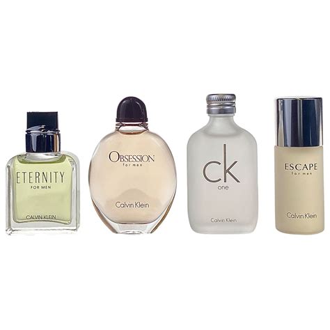 Calvin Klein Assorted Cologne T Set For Men 4 Pieces