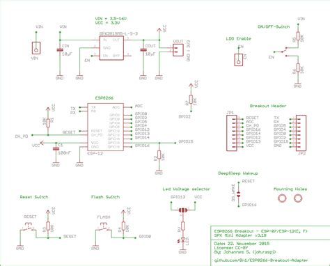 Esp8266 Breakout Adapterbreakout Adapter V3readmemd At Master · 8n1esp8266 Breakout Adapter
