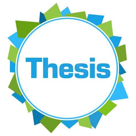 Thesis Text Written Over Abstract Background Stock Illustration Illustration Of Dissertation