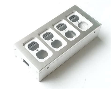 Aluminum Electrical Outlet Box Power Socket Chassis Outlet Enclosure