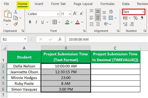 TIMEVALUE Excel Formula Examples Convert Text To TimeValue