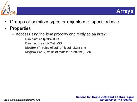 Ptc Creo Customization Using Vb Api Lecture 1 Overview Pdf Web Development Internet