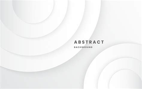 Modern Abstract Background Elegant Circle Shape Design White Gradient