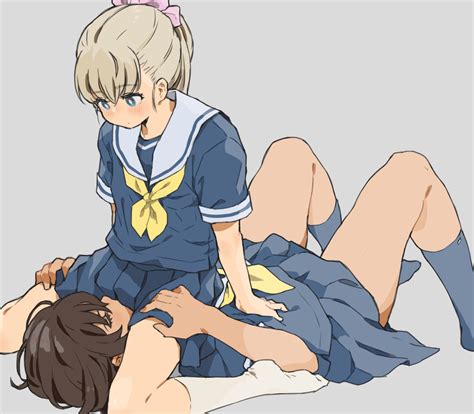 Kei And Rika Original Drawn By M K Danbooru Kei And Rika Original Drawn By M K Danbooru