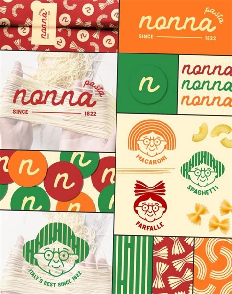 Playful Colorful Bold Vibrant Elegant Youthful Pasta Brand Design Pasta Brands Brand Identity