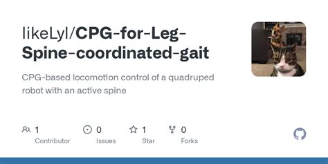 Github Likelylcpg For Leg Spine Coordinated Gait Cpg Based