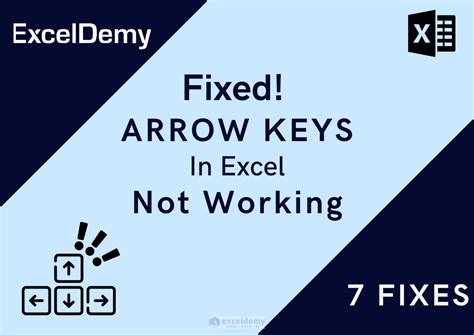 Fixed Keyboard Arrow Keys Not Working In Excel 7 Fixes