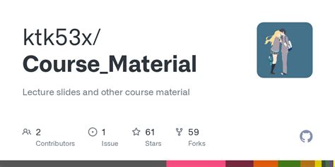 Github Ktk53xcoursematerial Lecture Slides And Other Course Material