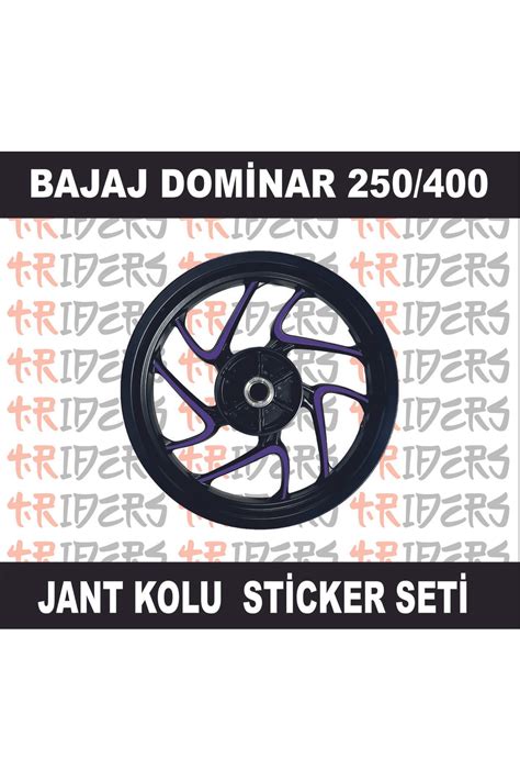 Trİders Dominar 250400 Jant Kolu Sticker Mor Fiyatı Yorumları