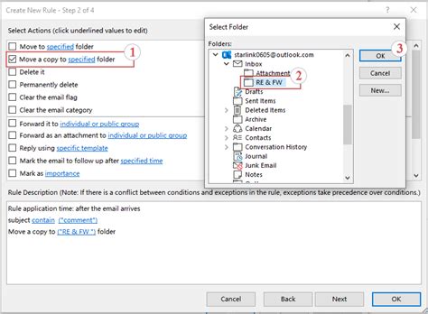 How To Set A Rule To Automatically Copy Emails To Another Folder In