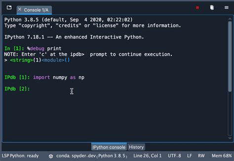 debugger — spyder 5 documentation