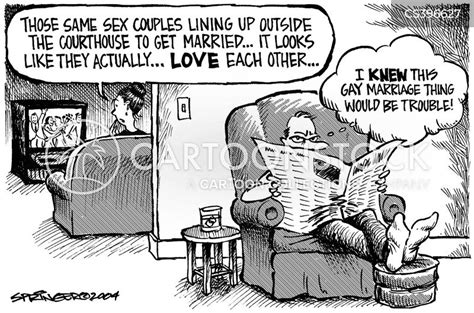 Same Sex Cartoons And Comics Funny Pictures From CartoonStock