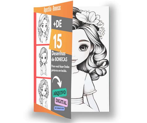 Risco De Boneca Para Pintura Em Tecido Pdf Mais De 15 Pág