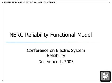Ppt Nerc Reliability Functional Model Powerpoint Presentation Free Download Id 143213
