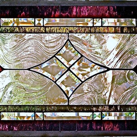 Stained Glass Panel Vintage Etsy