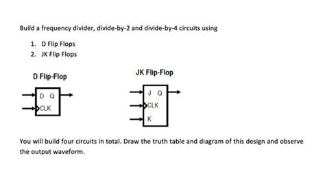 Solved Build A Frequency Divider Divide By And Chegg