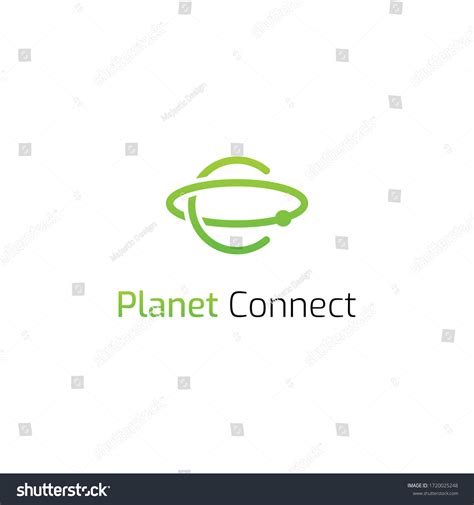 Letter C Planet Logo Icon Vector Stock Vector Royalty Free 1720025248