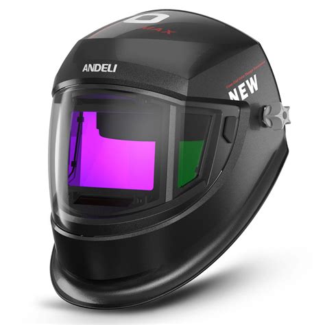 Andeli 용접 헬멧 180 넓은 시야 태양 자동 밝기 조절 트루 컬러 용접기 마스크 4 센서 112 광학 나노 G Star용접 헬멧 Aliexpress