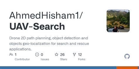 GitHub AhmedHisham UAV Search Drone D Path Planning Object Detection And Objects Geo
