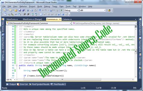 Entity Framework Dal Generator Source Code By Najmuliqbal15 Codecanyon