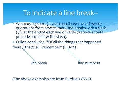 Citing Poetry In Mla Style Ppt Download