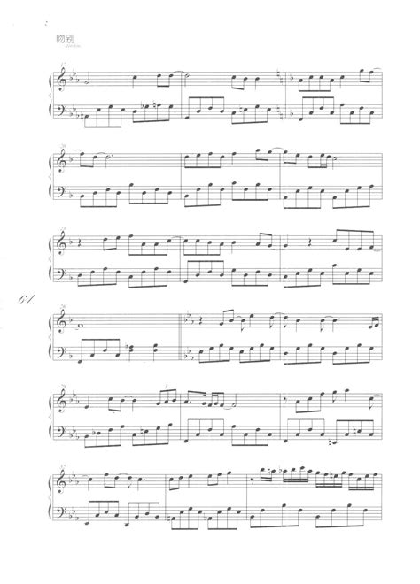 月半弯 吻别 张学友歌曲改编的钢琴曲 张学友 钢琴谱 简谱