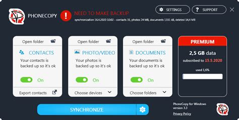 How To Synchronize Data Between Phonecopy And Windows 10 Phonecopy