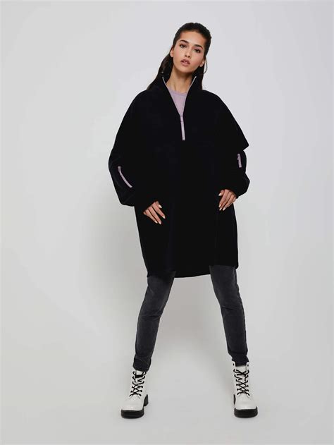 Платье-толстовка на молнии цвет: черный, артикул: 1802010730 – купить в ...