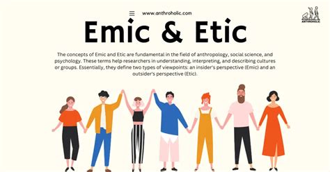 Emic And Etic View In Research Anthroholic